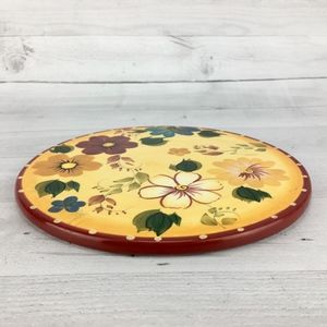 Oneida | Dining | Oneida Sunset Bouquet Stoneware Floral Trivet Dish ...